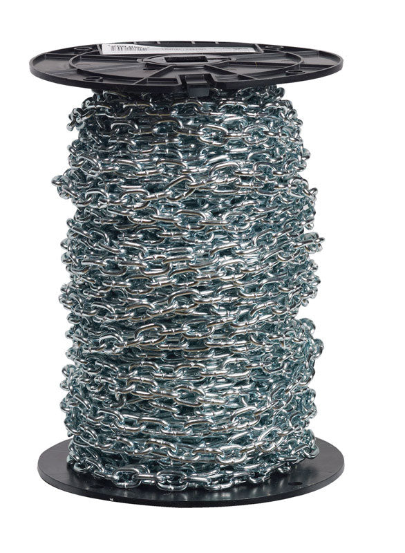Campbell Chain Straight Link Machine Chain 125 ft. L x 5/32 in. Dia. N ...