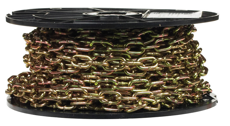 Campbell Chain Straight Link Machine Chain 50 ft. L x 9/64 in. Dia. 3 ...