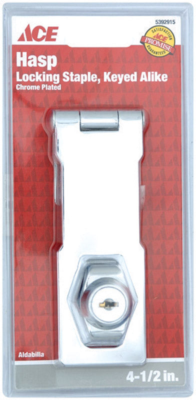 Ace Steel Keyed Hasp Lock 4-1/2 in. L – Shell Lumber and Hardware
