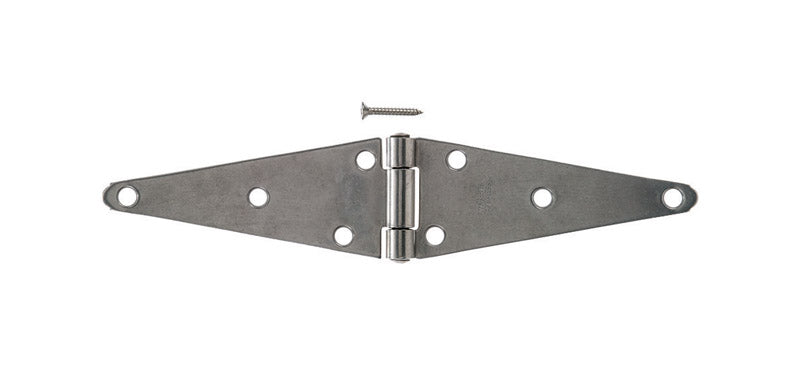 Ace Steel Heavy Duty Strap Hinge 6 in. L Stainless Steel 1 pk – Shell ...