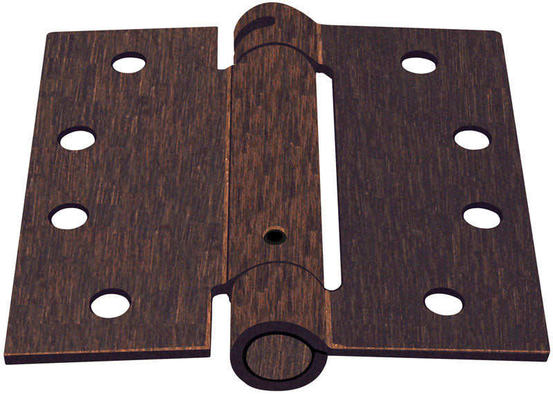 Ace 4 in. Dia. x 4 in. L Tuscan Bronze Door Hinge – Shell Lumber and ...