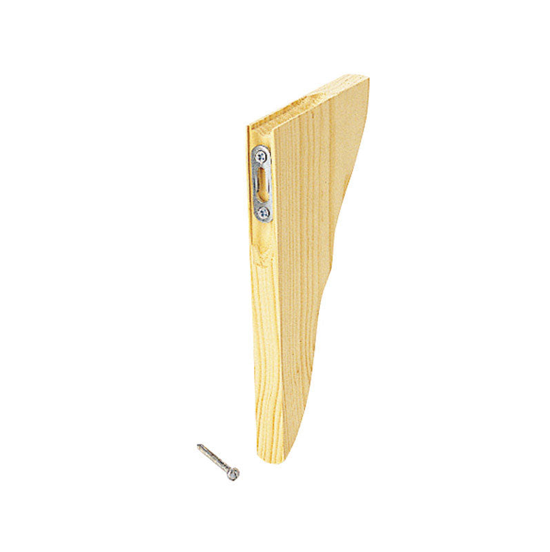 Waddell Pine Satin Corbel Shelf Bracket 5 in. L x 1-1/4 in. W x 8 in ...