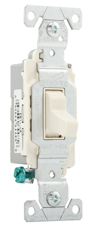 Eaton Wiring Devices CS115LA Toggle Switch, 15 A, 120, 277 VAC, Screw ...