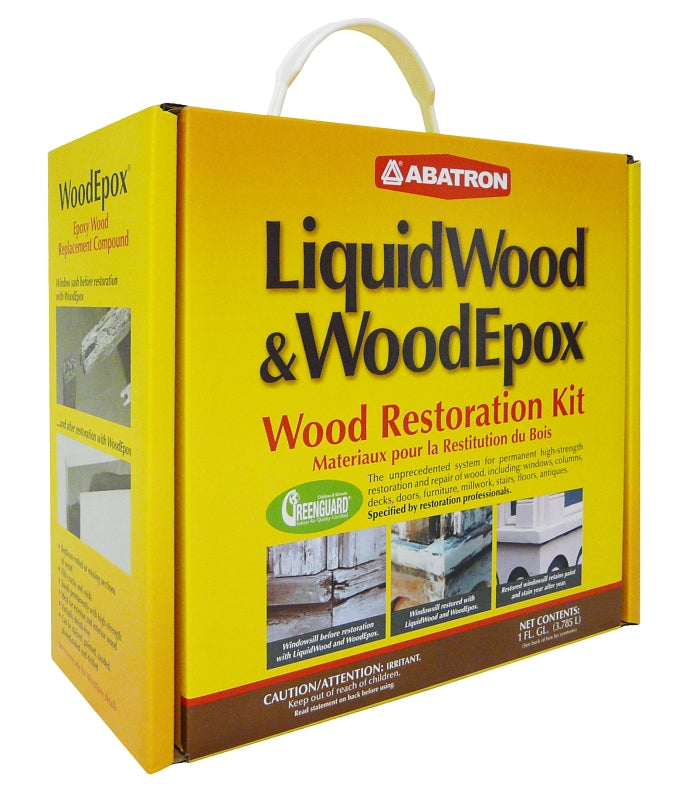Abatron WR4QKR Wood Restoration Kit, 4 qt, Box – Shell Lumber and Hardware