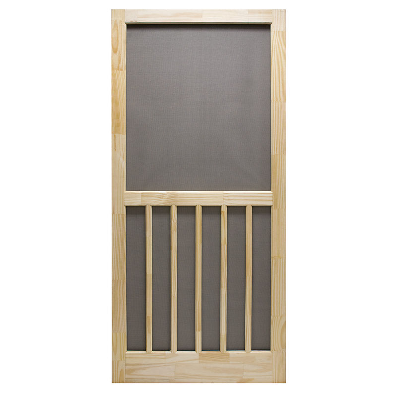 Superior Nantucket 32 in. W x 80-1/2 in. H Nantucket Natural Wood Scre ...