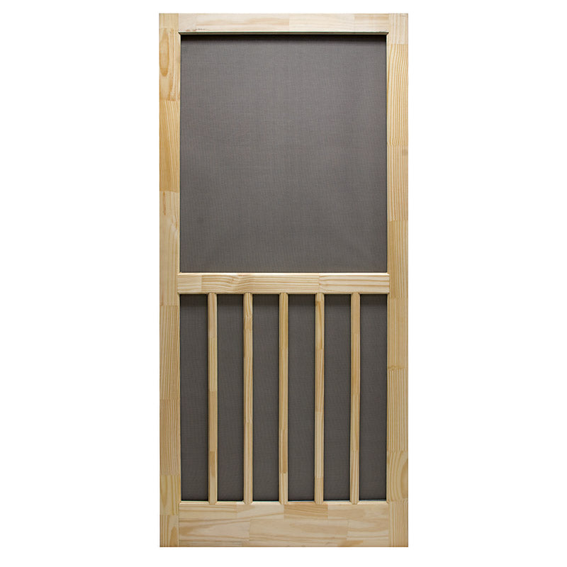 Superior Nantucket 36 in. W x 81-1/2 in. H Nantucket Natural Wood Scre ...