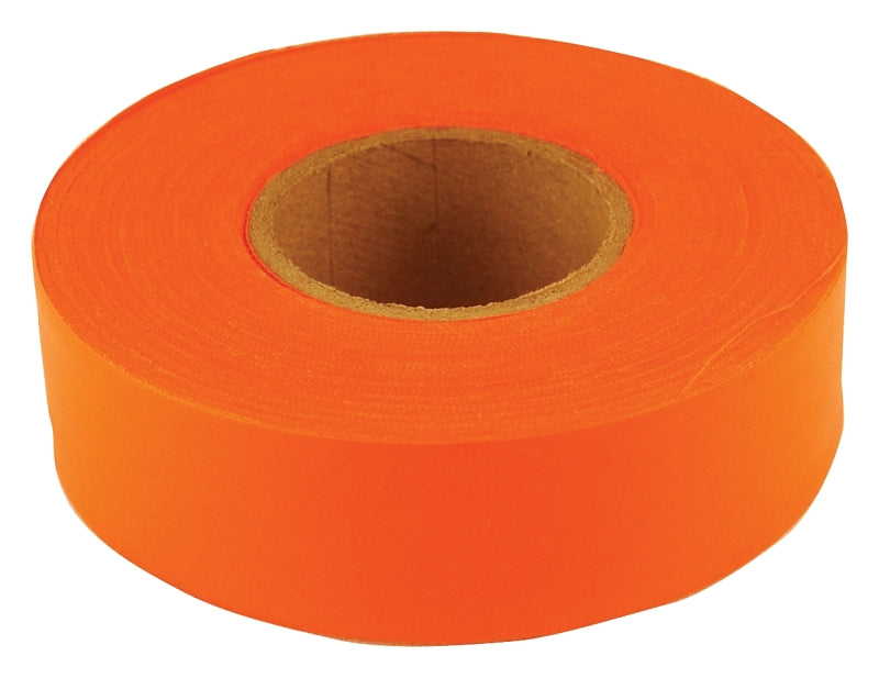 CH Hanson 17022 Flagging Tape, 300 ft L, 1-3/16 in W, Orange, Polyethy ...