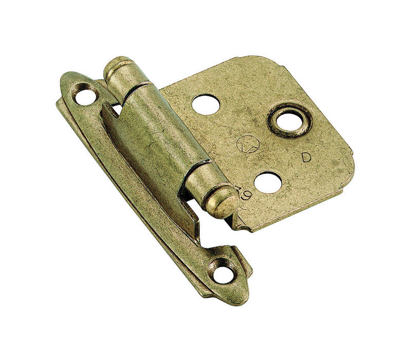 Amerock 2-3/4 in. L Self-Closing Hinge Burnished Brass – Shell Lumber ...
