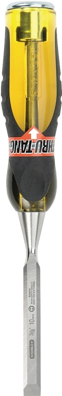 STANLEY Fatmax Thru-Tang 16-974 Chisel, 3/8 in Tip, 9 in OAL, Chrome C ...