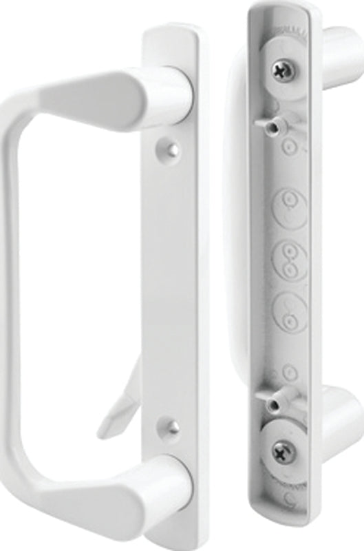 Prime-Line C 1178 Handle Set, Aluminum, Painted, 1-3/8 to 1-7/8 in Thi ...