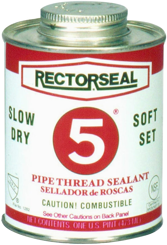 Rectorseal 25431 Thread Sealant, 1 pt, Can, Paste, Yellow – Shell ...