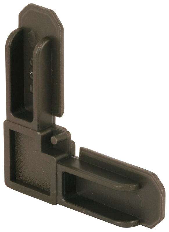 Make-2-Fit PL 7728 Square Cut Screen Frame Corner, Plastic, Bronze, Fo ...