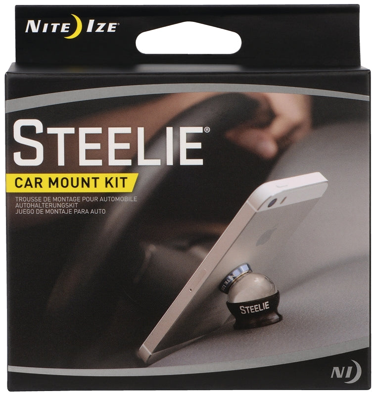 Nite Ize STCK-11-R8 Dash-Mount Kit, Black/Silver, Dash Mounting – Shell ...