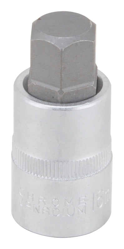 Vulcan 3506012013 Hex Bit Socket, 16 mm Tip, 1/2 in Drive, Chrome, 2-1 ...