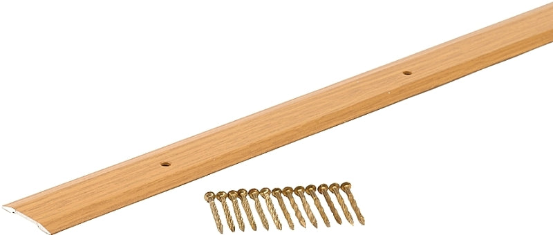 M-D 40134 Seam Binder, 72 in L, 1-1/4 in W, Aluminum, Oak – Shell ...