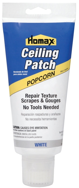 Homax 5225-06 Ceiling Patch, Slurry, Characteristic, White, 5 oz Tube ...