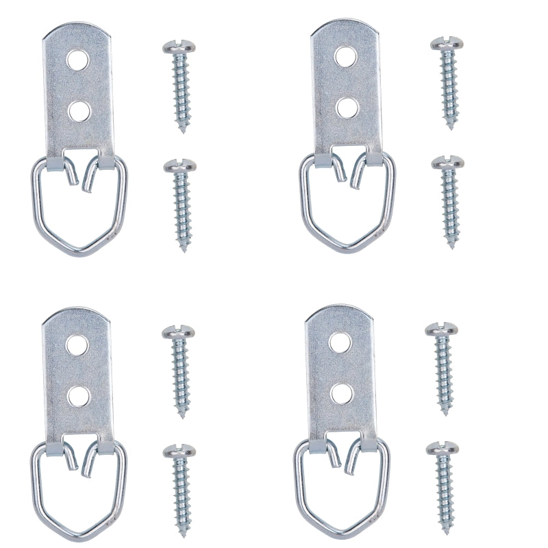 ProSource PH-122318-PS Frame Hanger, 9 lb, Steel, Zinc, Zinc, Flush Mo ...