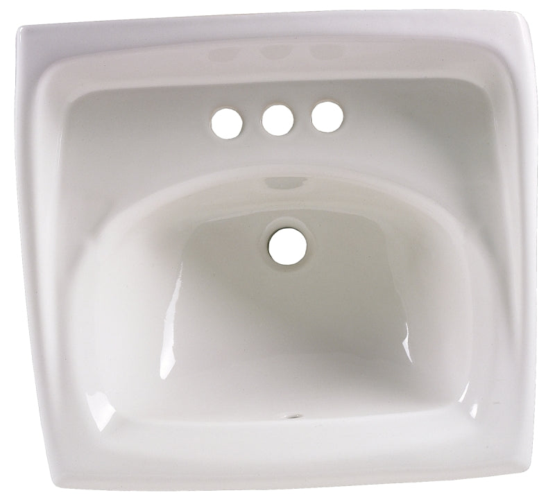 American Standard Lucerne 0355.012.020 Bathroom Sink, Rectangular Basi ...