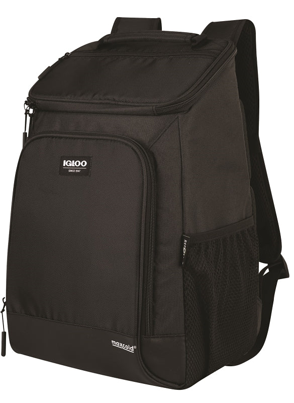 Igloo 0066132 Backpack, Foam/Fabric/Polyester, Black, Adjustable Strap ...