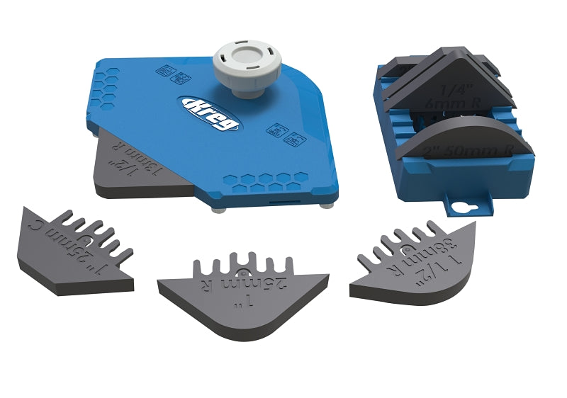 Kreg PRS1000 Corner Routing Guide Set, ABS, For: Kreg Flush Trim Bits ...