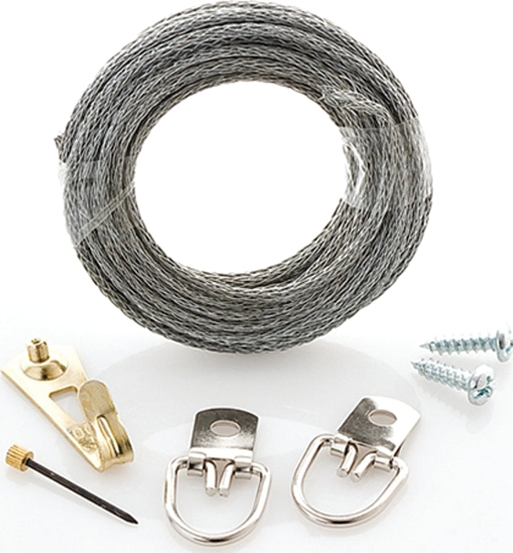 OOK 55074 Perfect Hang Kit, 30 lb, Steel, Brass – Shell Lumber and Hardware