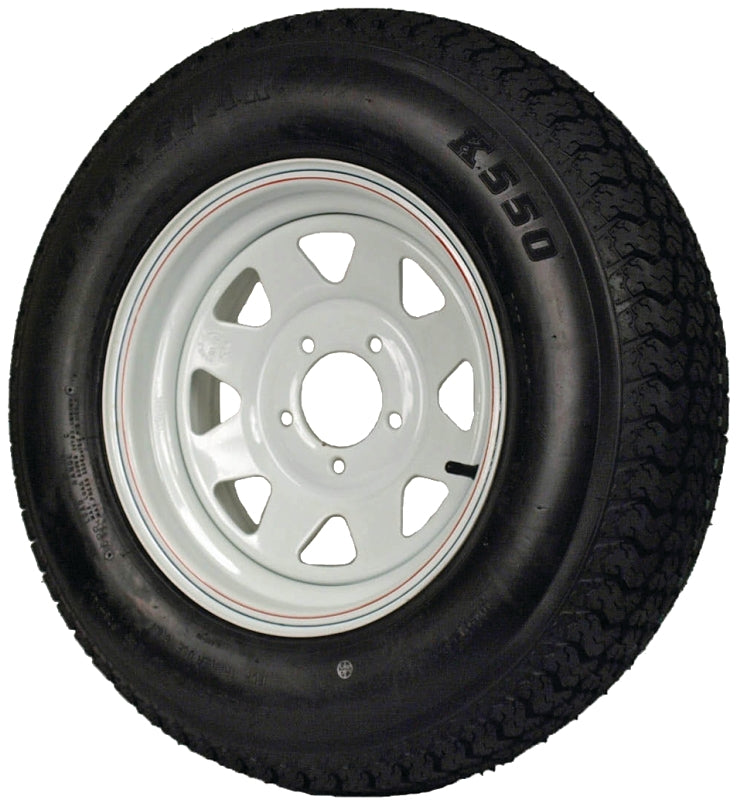 MARTIN Wheel DM205D5C-5CT/CI Trailer Tire, 1820 lb Withstand, 4-1/2 in ...