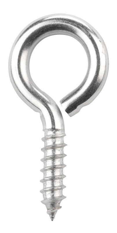 Hampton 3/8 2-7/8 in. L Polished Stainless Steel Screw Eye – Shell ...