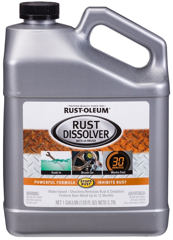 Rust-Oleum 286746 Rust Dissolver, Liquid, Solvent-Like, 1 gal – Shell ...