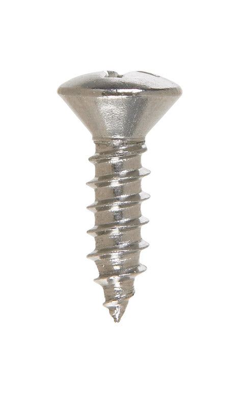 Hillman Oval Head Phillips Drive Sheet Metal Screws Stainless Steel 6 ...