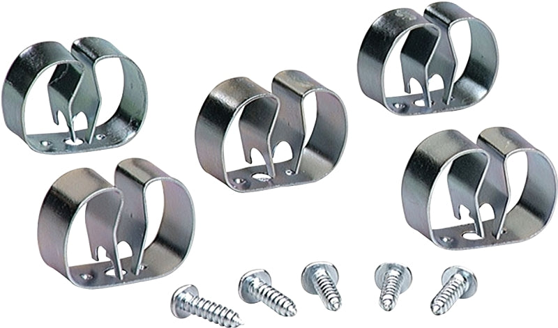 Crawford 13200 Grip Clip, Small, Steel, Silver, For: Brooms, Mops, Law ...