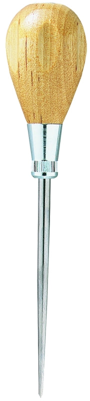 General 818 Scratch Awl, 3-1/2 in L Shank, 6-1/2 in OAL, Fluted Handle ...