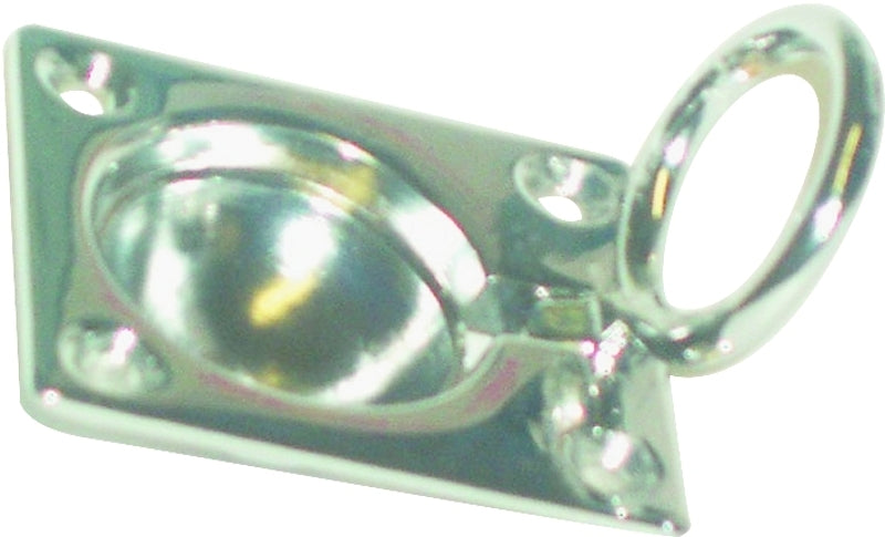US Hardware M-088C Hatch Lifting Ring, Brass, Chrome, For: Small Hatch ...