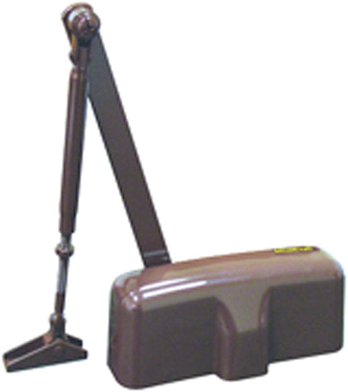 ProSource C102-BH-SA-BR Door Closer, Automatic, Aluminum, Brown, 100 l ...