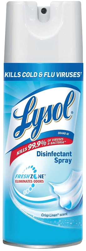 Lysol 1920074186 Disinfectant Cleaner, 12 oz, Liquid, Crisp Linen, Cle ...