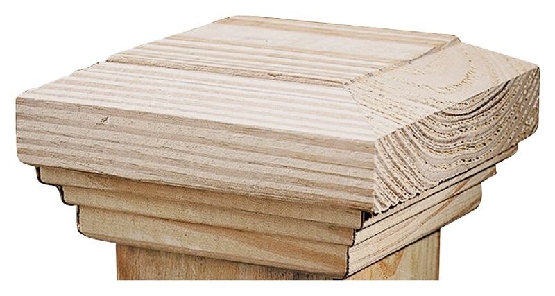 UFP 105701 Post Cap, 6 in L, 6 in W, Wood – Shell Lumber and Hardware