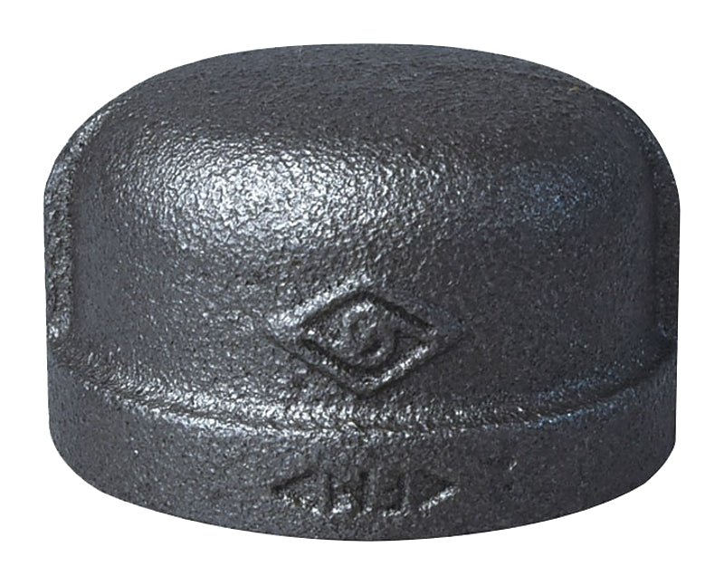 ProSource B300 32 Pipe Cap, 1-1/4 in, FIP, Malleable Iron, 40 Schedule ...