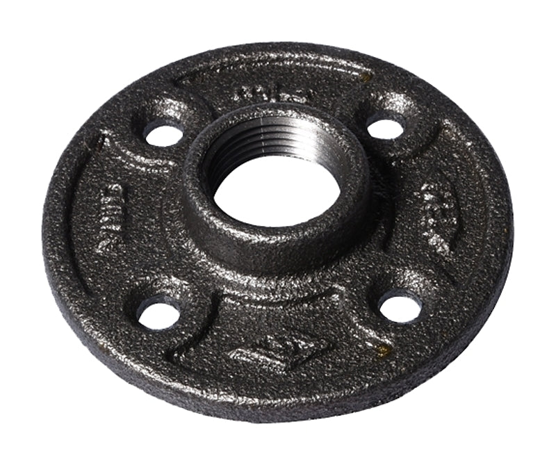 ProSource 27-3/4B Floor Flange, 3/4 in, 3.4 in Dia Flange, FIP, 4-Bolt ...