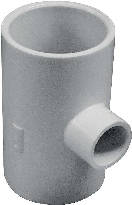 IPEX 435800 Reducing Pipe Tee, 1-1/2 x 1-1/2 x 1/2 in, Slip x Slip x S ...