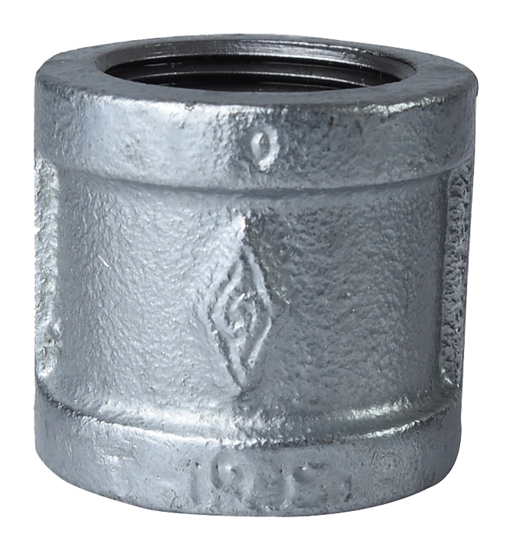 ProSource 21-1/2G Pipe Coupling, 1/2 in, Threaded, Malleable Steel, SC ...
