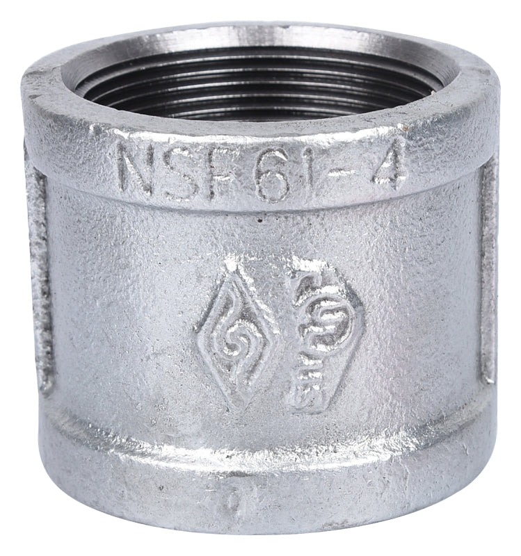 ProSource 21-2G Pipe Coupling, 2 in, Threaded, Malleable Steel, SCH 40 ...
