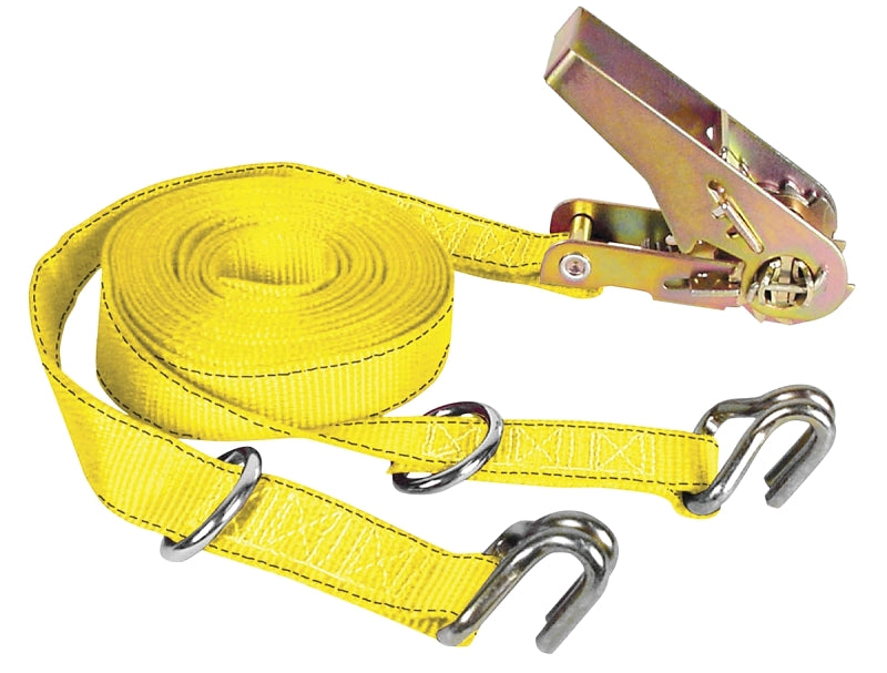Keeper 05516 Tie-Down, 1 in W, 16 ft L, 1000 lb, J-Hook End Fitting ...