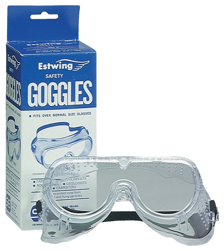 Estwing #6 Ventilated Safety Goggles, Polycarbonate Lens, Replaceable ...