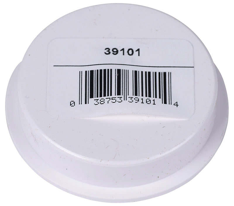 Oatey Knock-Out 39101 Test Cap with Barcode, 2 in Connection, ABS, Whi ...