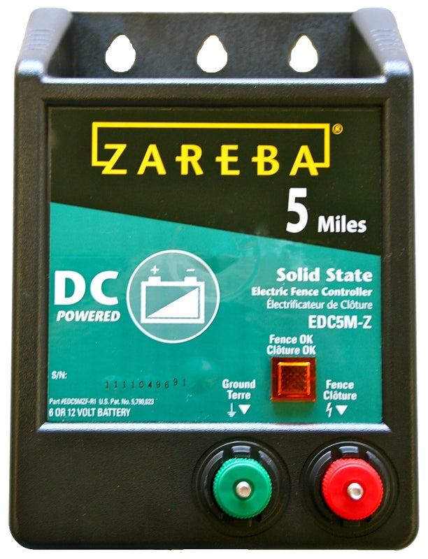 Zareba EDC5M-Z/B5 Solid State Charger, 0.25 J Output Energy – Shell ...