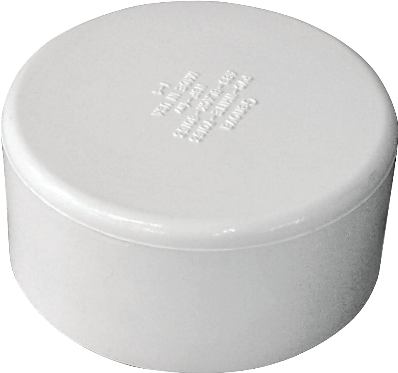 Canplas 193083S Pipe Cap, 3 in, Hub, PVC, White – Shell Lumber and Hardware