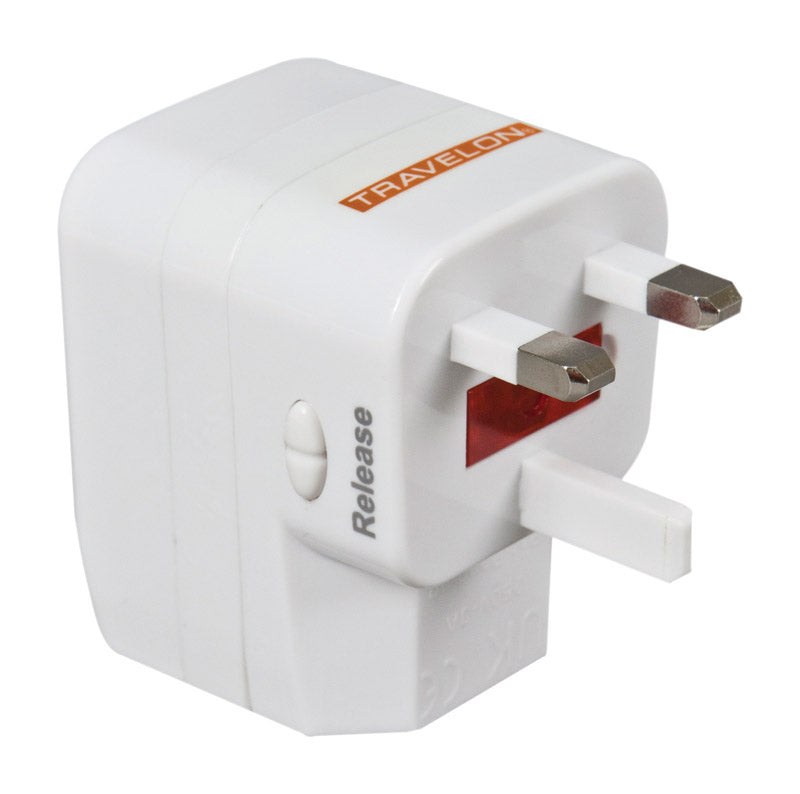 Travelon White For Worldwide International Adapter Plug In – Shell ...