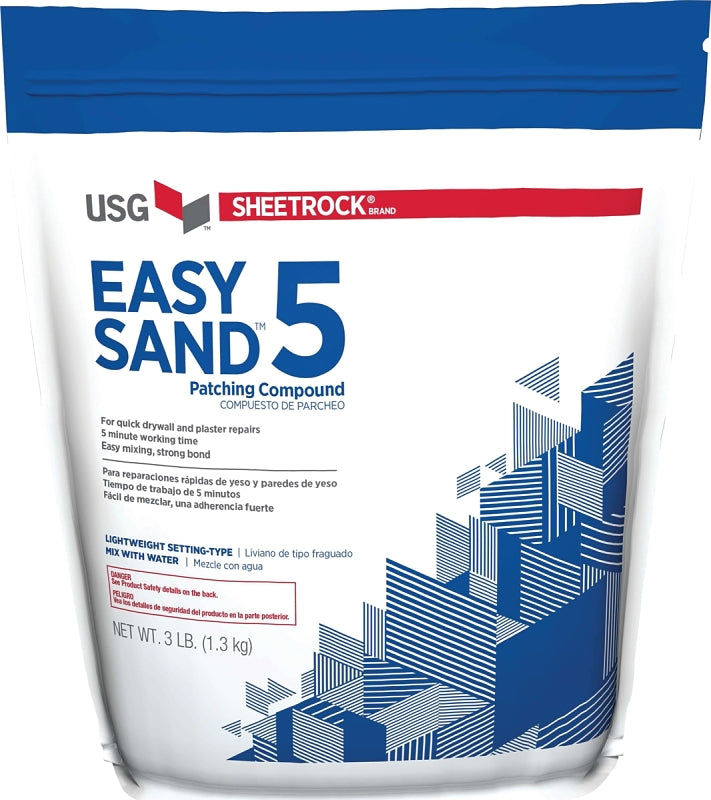 USG Easy Sand 384024 Joint Compound, Powder, Natural, 3 lb – Shell ...