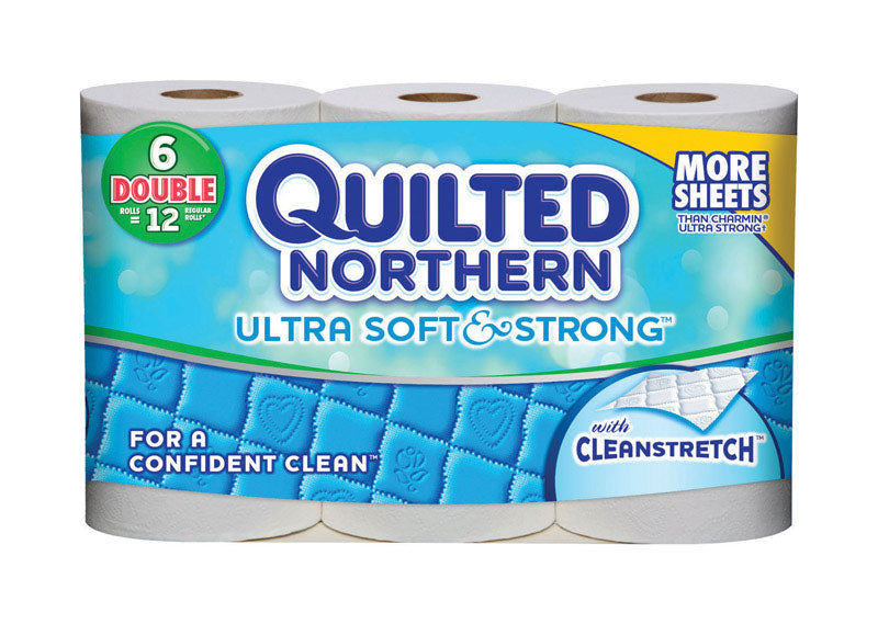 Quilted Northern Ultra Soft and Strong Toilet Paper 6 roll 242 sheet ...