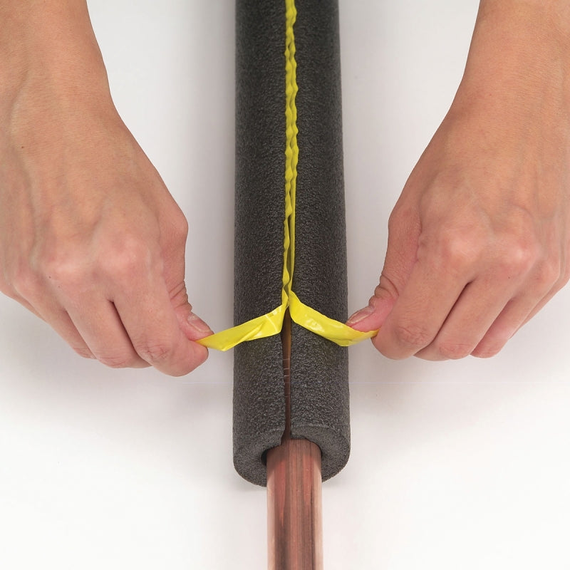 M-D 50164 Pipe Insulation, 6 ft L, Polyethylene, Black, 1 in Pipe ...