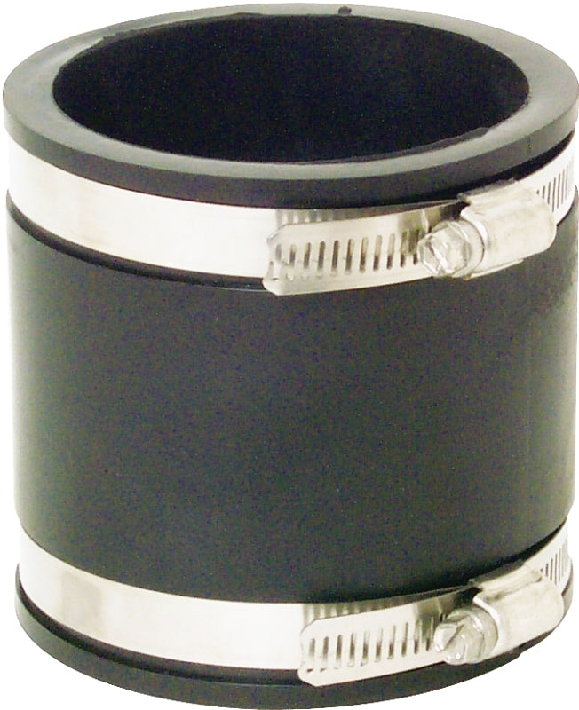 Fernco 1056 Series 1056-33 Flexible Pipe Coupling, 3 in, PVC, 4.3 psi ...
